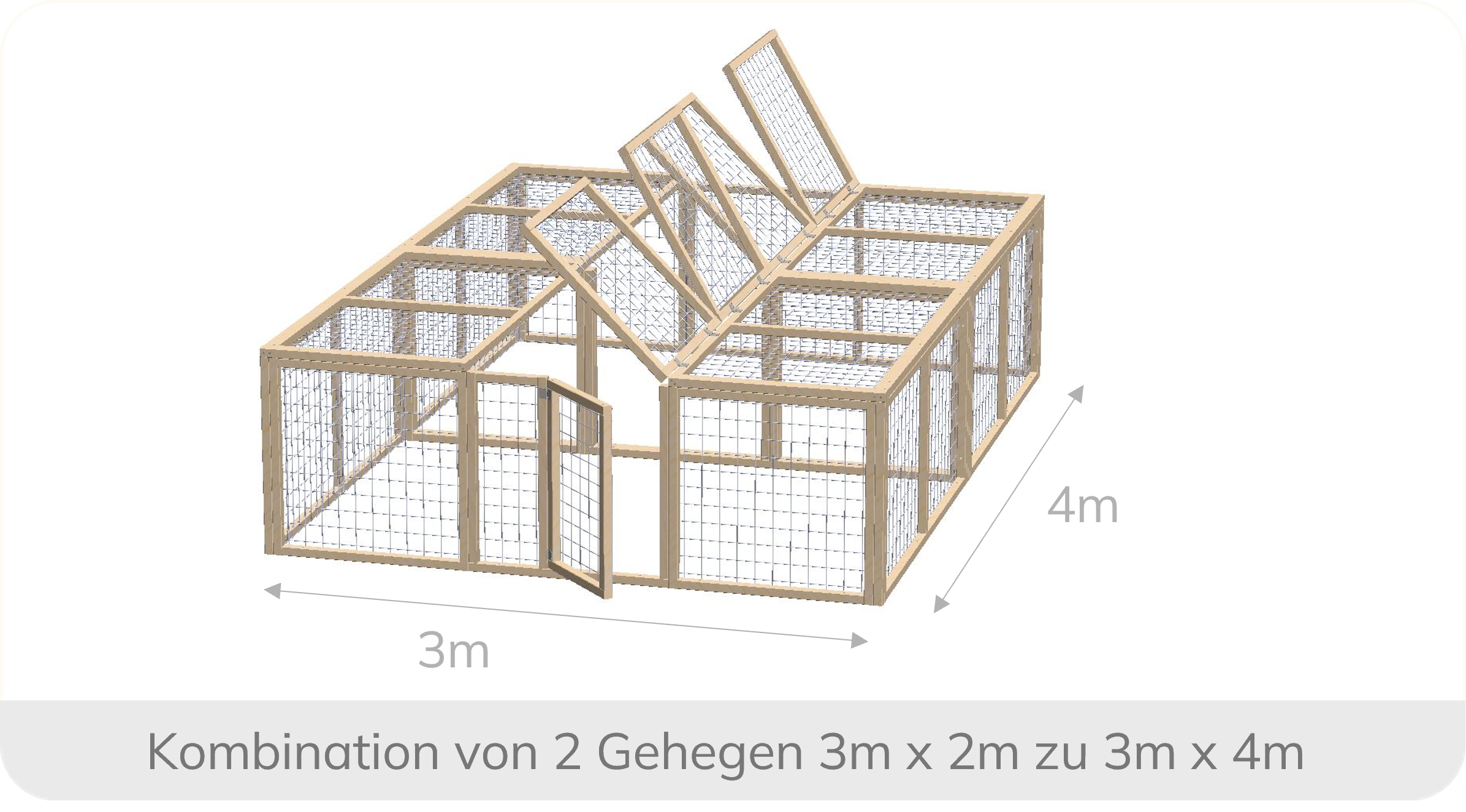 1m Gehege | Keeping Life